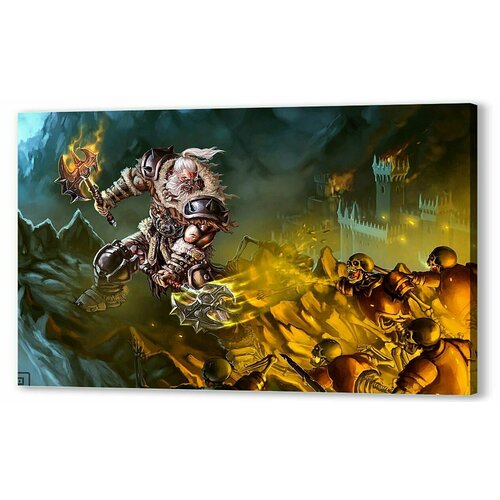 Плакат, постер на бумаге Diablo III. Размер 60 х 84 см