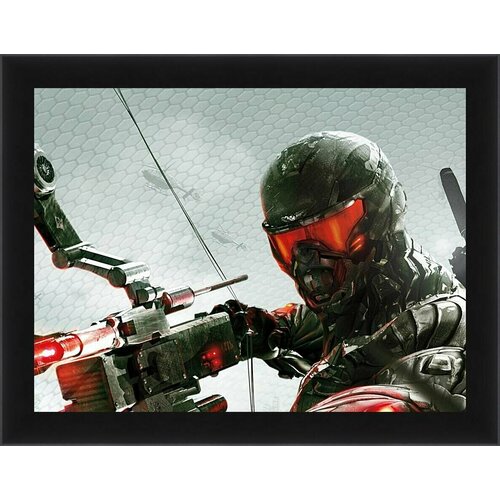 Плакат, постер на холсте Crysis 3. Размер 21х30 см