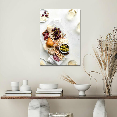 Картина/Картина на холсте для интерьера/Картина на стену/Картина для кухни/ - Сырный завтрак1 20х30