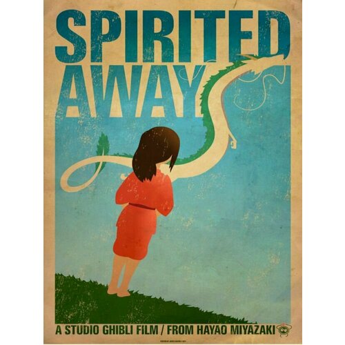 Плакат, постер на бумаге Spirited Away, Унесенные призраками. Размер 42 х 60 см