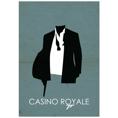 Плакат, постер на холсте James Bond 007: Casino Royale/Агент 007 : Казино Рояль. Размер 21 х 30 см