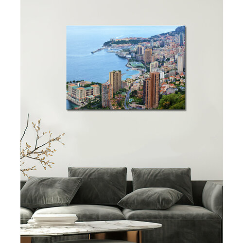 Картина/Картина на холсте для интерьера/Картина на стену/Картина для кухни/ - Монако (6) 30х40