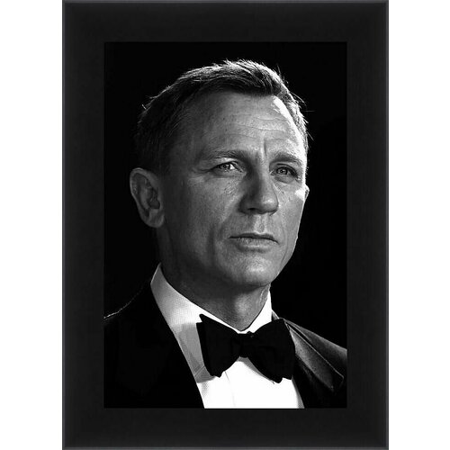 Плакат, постер на бумаге Дэниел Крейг. Daniel Craig. Размер 42 х 60 см