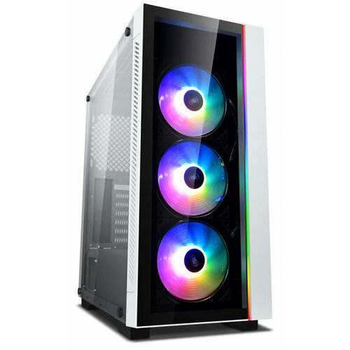 Корпус ATX Без БП Deepcool Matrexx 55 V3 ADD-RGB WH 3F, белый