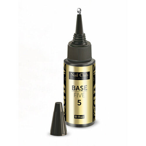 Nail Club professional Базовое покрытие для ногтей BASE FIVE 5, 30 мл/1 шт.