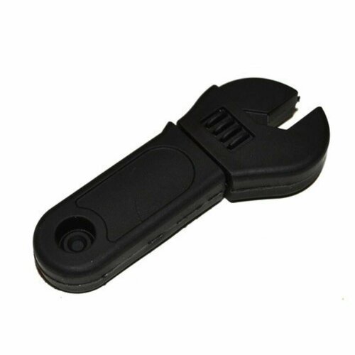 USB флешка сувенирная подарочная черный гаечный разводной ключ 32 ГБ