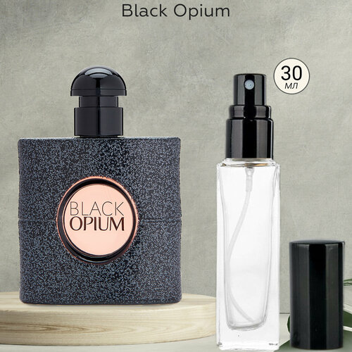 Gratus Parfum Black Opium духи женские масляные 30 мл (спрей) + подарок