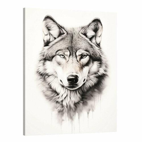 Интерьерная картина 50х70 "Сага волков"