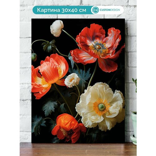 Картина на стену Цветы 30x40 см №264