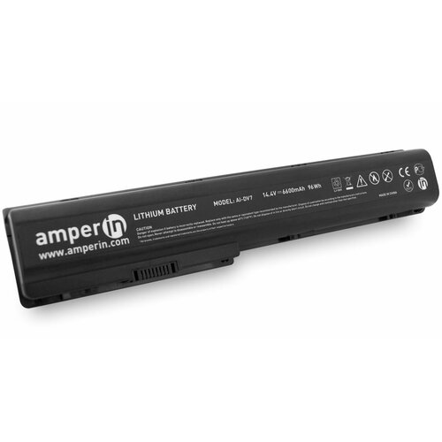 Аккумуляторная батарея усиленная Amperin для ноутбука HP 464058-121 14.4V (6600mAh)