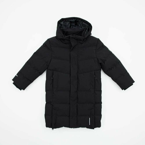 Куртка КОТОФЕЙ, размер 140, черный