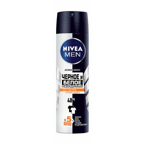 Nivea Men Антиперспирант Черное и белое Невидимый Экстра 48ч