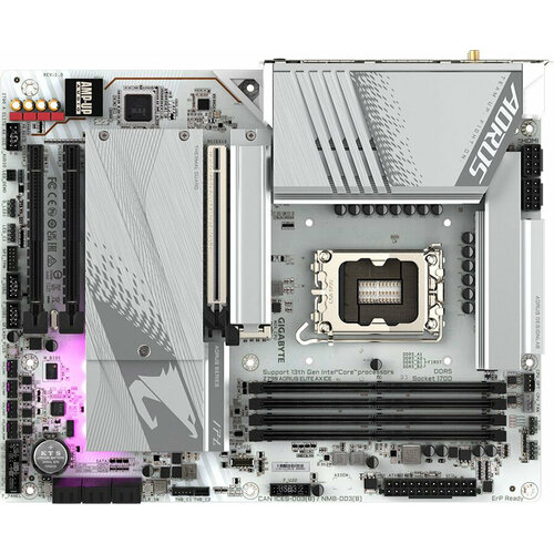 Материнская плата Gigabyte Z790 A ELITE AX ICE Soc-1700 Intel Z790 4xDDR5 ATX AC`97 8ch(7.1) 2.5Gg RAID+HDMI+DP
