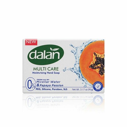 Туалетное мыло Dalan Multi Care Micellar Water&Papaya Passion 90 г