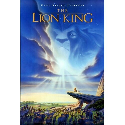Плакат, постер на бумаге Король Лев (The Lion King), Роджер Аллерс, Роб Минкофф. Размер 21 х 30 см