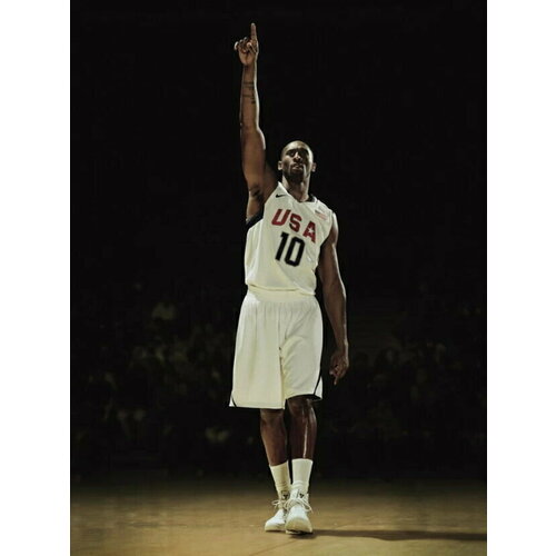 Плакат, постер на холсте Kobe Bryant/Коби Брайант/спорт. Размер 30 х 42 см