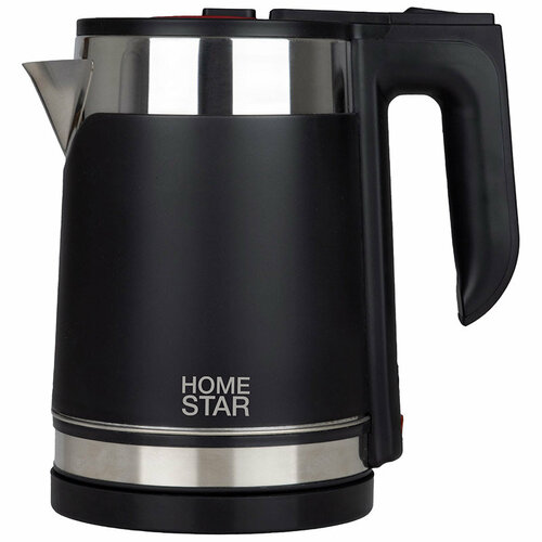 Чайник Homestar HS-1038 (1,8 л) черный, двойной корпус