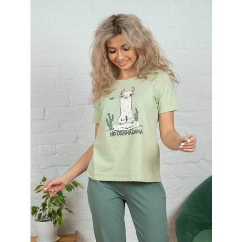 Пижама Cool Look, размер 46, зеленый