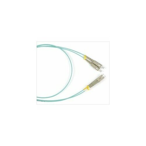 Hyperline Патч-корд FC-D2-503-LC PR-LC PR-H-3M-LSZH-AQ FC-503-LC-LC-10G-3M Патч-корд волоконно-оптический шнур MM 50 ­125 OM3 , LC-LC, duplex, LSZH,