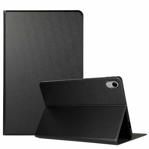 Чехол для планшета Huawei MatePad 11.5 (2023) 11.5 дюйма (BTK-W09/AL09), кожаный, трансформируется в подставку (черный)