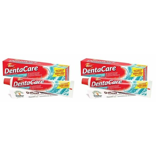 Dabur Зубная паста DentaCare Total Комплексный уход, с кальцием, 145 грамм, 2 штуки
