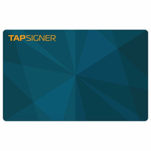 Аппаратный биткоин кошелек TAPSIGNER Blue Edition