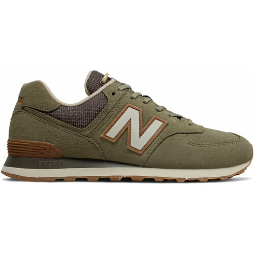 Кроссовки New Balance 574, размер 8,5 US, зеленый