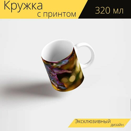 Кружка с рисунком, принтом "Розенблатт, капли, капля дождя" 320 мл.