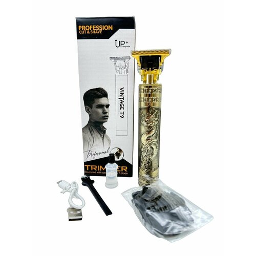 Триммер для стрижки волос, бороды и усов Trimmer vinTage T9 Professional