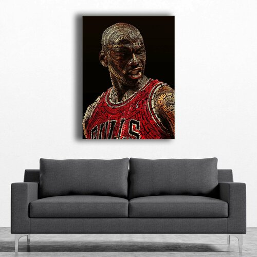 Интерьерная картина на холсте / NBA / Майкл Джордан 30*40
