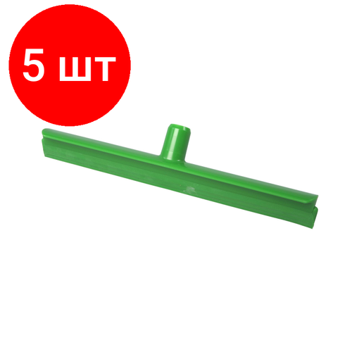 Комплект 5 штук, Сгон FBK с одинарной силиконовой пластиной 500мм, зеленый 28500-5
