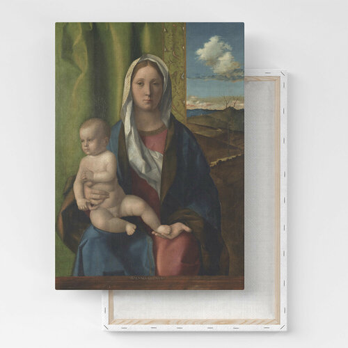 Картина на холсте, репродукция / Джованни Беллини - Madonna and Child / Размер 30 x 40 см