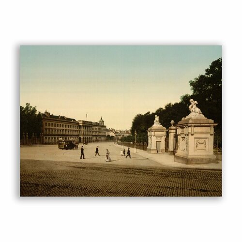Постер, плакат на бумаге / The Royal Palace, Brussels, Belgium / Размер 40 x 53 см