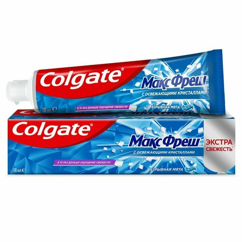 Зубная паста COLGATE макс фреш Взрывная мята 100мл