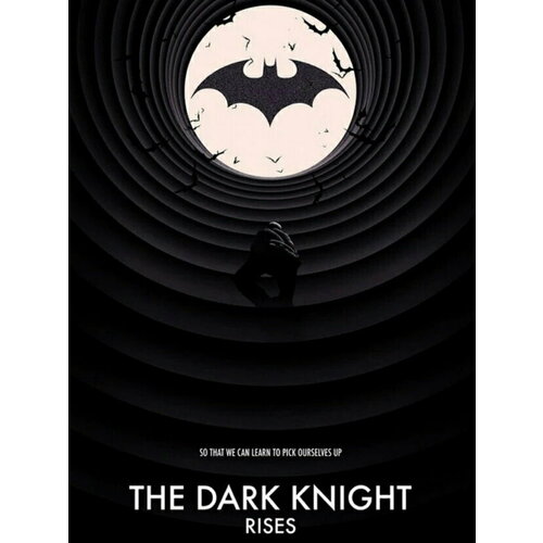 Плакат, постер на бумаге Batman /Бэтмен/искусство/арт/абстракция/творчество. Размер 42 на 60 см