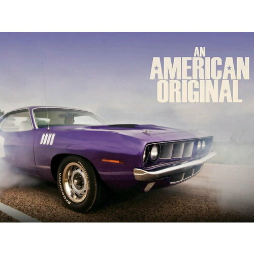 Плакат, постер на бумаге American Original/авто/автомобиль/машина. Размер 30 х 42 см