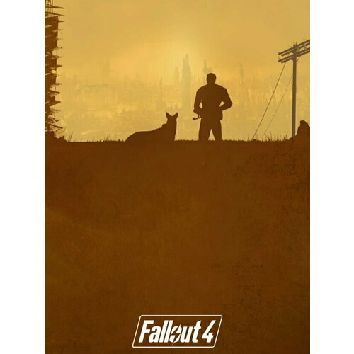 Плакат, постер на бумаге Fallout/Фаллаут/игровые/игра/компьютерные герои персонажи. Размер 42 х 60 см