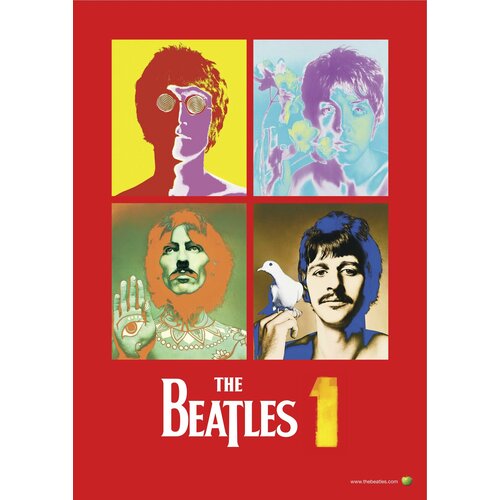 Плакат, постер на бумаге The Beatles. Размер 30х42 см