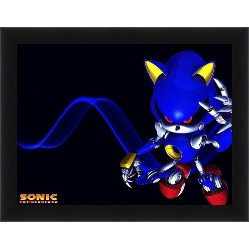 Плакат, постер на бумаге Sonic The Hedgehog. Размер 30 х 42 см