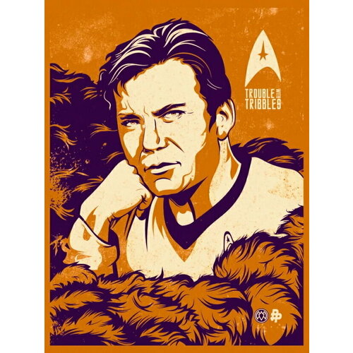 Плакат, постер на бумаге Star Trek /Звездный путь/искусство/арт/абстракция/творчество. Размер 21 х 30 см