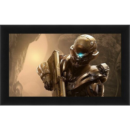 Плакат, постер на холсте Halo 5: Guardians. Размер 42 х 60 см