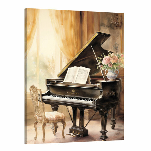 Интерьерная картина 50х70 "Рояль"