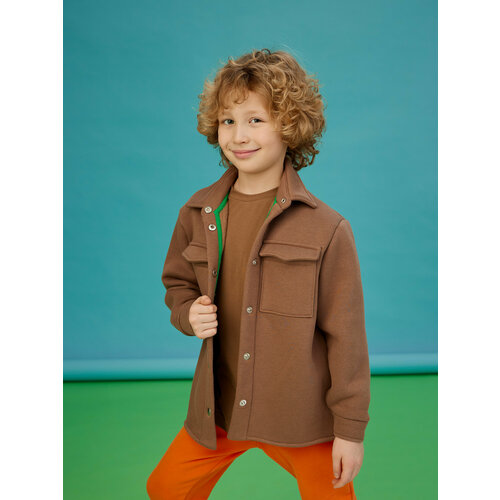 Куртка booms, размер 104, коричневый
