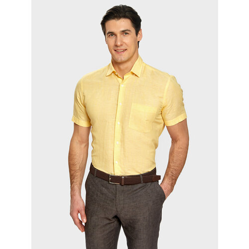 Рубашка KANZLER, размер 45, желтый