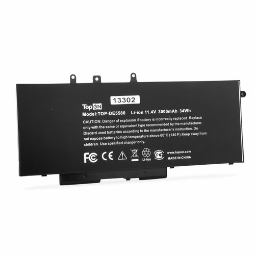 Аккумулятор для ноутбука Dell E5580. 11.4V 3000 mAh PN: GJKNX