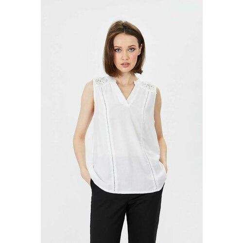 Блуза Baon, размер 50, белый