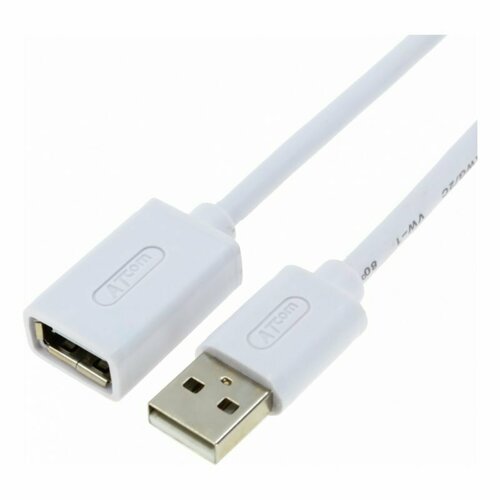 USB-удлинитель Atcom, белый, Длина: 1.8 м