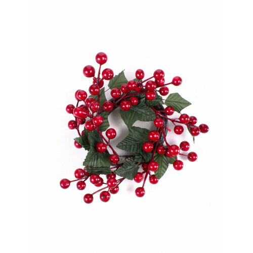 Рождественская декорация Венок с ягодами, арт. XY13-795