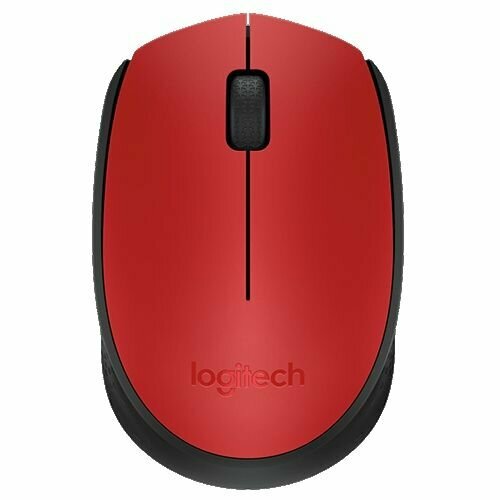 Мышь Logitech M171 Wireless Mouse Red USB