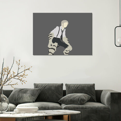 Интерьерная картина на холсте - Накаджима в форме белого тигра 30х40
